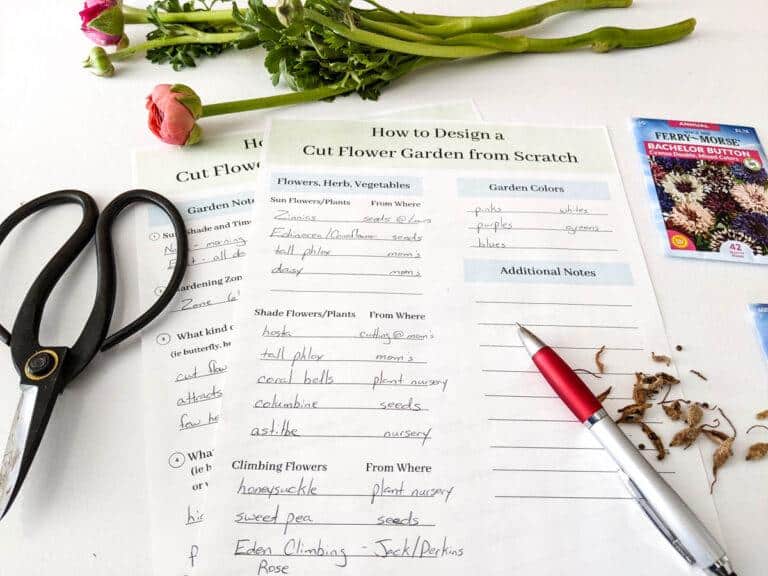 How to Design a Cut Flower Garden from Scratch - Our Vintage Bungalow