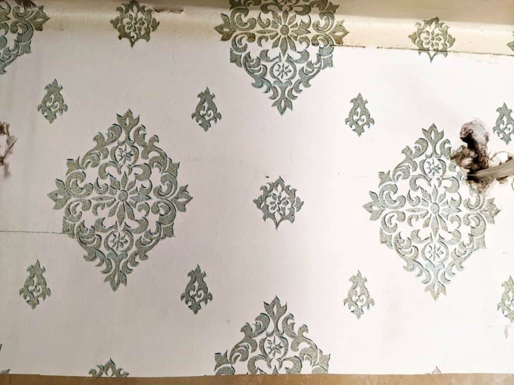 Antique Farmhouse Wallpaper Found During Renovation - Our Vintage Bungalow