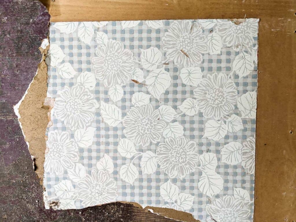 Antique Farmhouse Wallpaper Found During Renovation - Our Vintage Bungalow
