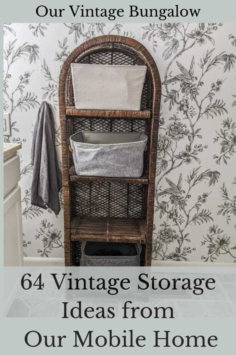 64 Storage Ideas for a Small Home (Vintage Inspired) - Our Vintage Bungalow