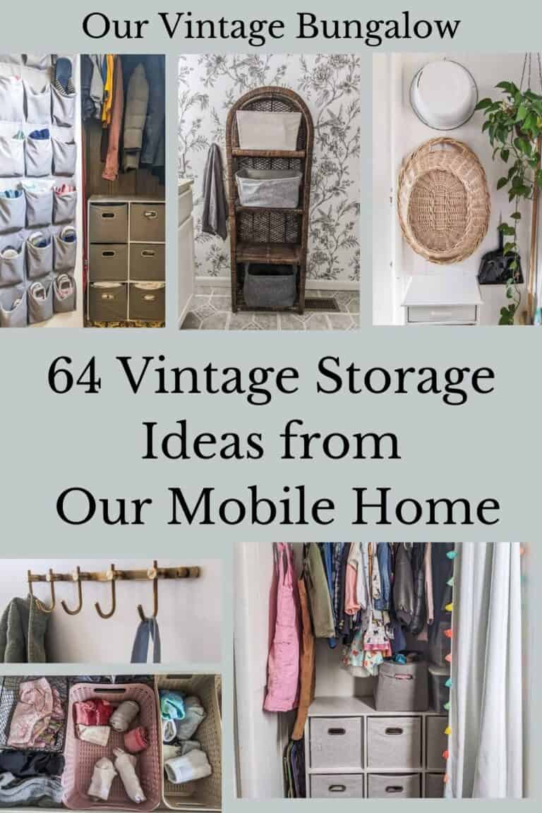 64 Storage Ideas for a Small Home (Vintage Inspired) - Our Vintage Bungalow