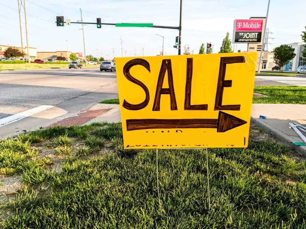 What Supplies Do I Need for my Garage Sale? - Our Vintage Bungalow