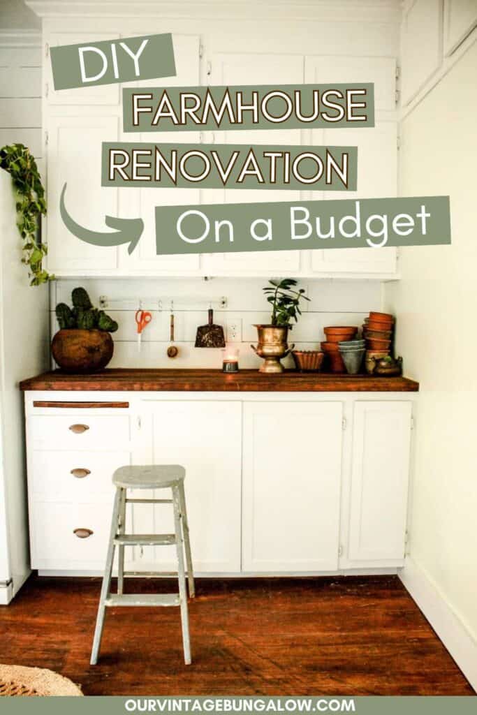 Part 1 Tips For a DIY Old Farmhouse Renovation on a Budget - Our ...