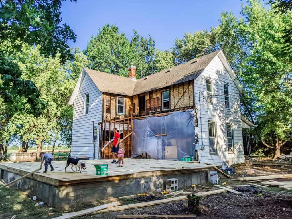 Part 1 Tips For a DIY Old Farmhouse Renovation on a Budget - Our ...